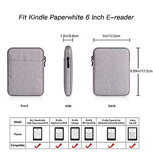 Ereader for Sleeve Case Bag for 6-7 inch Ereader Tablet Protective Cover Pouch