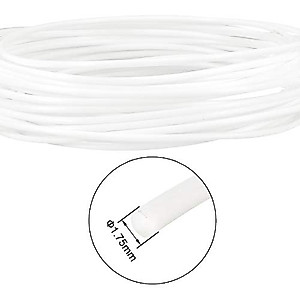uxcell 3D Pen Filament Refills,16Ft,1.75mm ABS Filament Refills,Dimensional Accuracy +/- 0.02mm,for 3D Printer,White
