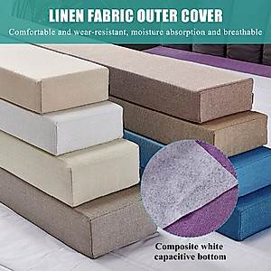 Bed Gap Filler for Headboard, Mattress Gap Filler for Twin/Full/King Bed, Thick Mattress Extender Between Mattress and Headboard or Wall, High Density Sponge, Removable Cover 70×2×6in, Dark Gray