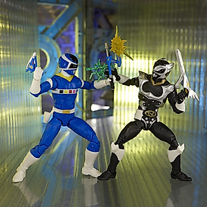 Power Rangers Lightning Collection in Space Blue Ranger Vs. Silver Psycho Ranger 2-Pack 6-Inch Premium Collectible Action Figure Toys