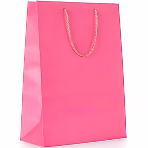 Amscan Glossy Paper Bag, Medium-1 pc, Cool Mint