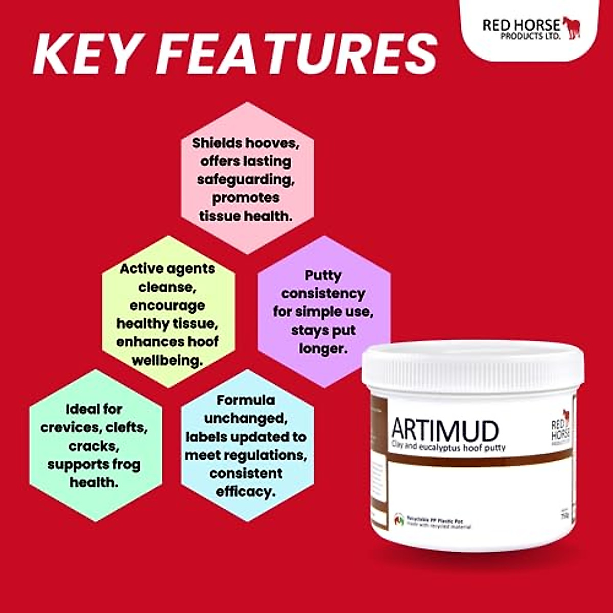 Artimud Hoof Clay 750g (500ml)