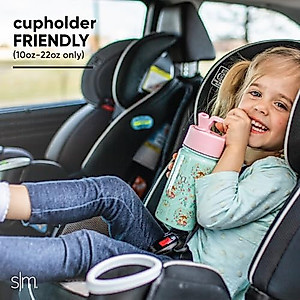 Simple Modern Disney Mickey Mouse Kids Water Bottle 2-Pack with Straw Lid | Reusable Insulated Stainless Steel & Plastic Cups for Girls and Boys, School | Summit Collection | Disney Mickey Mouse Mix