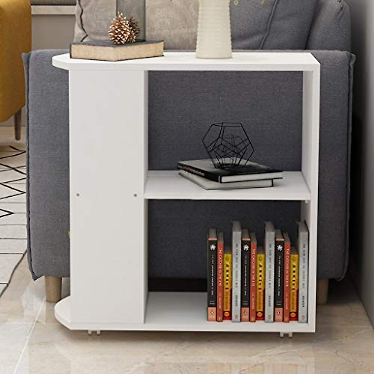 RichWMY Household Furniture Home Lazy Bedside Laptop Desk Removable Coffee Table Living Room Sofa End Table