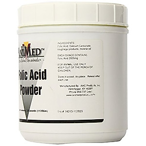 AniMed Folic Acid 10-Percent Powder for Horses, 2.5-Pound