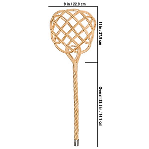 REDECKER Rattan Reed Carpet Beater, 29-1/2-Inches - Rug Beater Vintage - Carpet Beater Paddle - Rattan Carpet Beater - Rug Paddle Clean - Rug Duster Beater - Carpet and Rug Beater