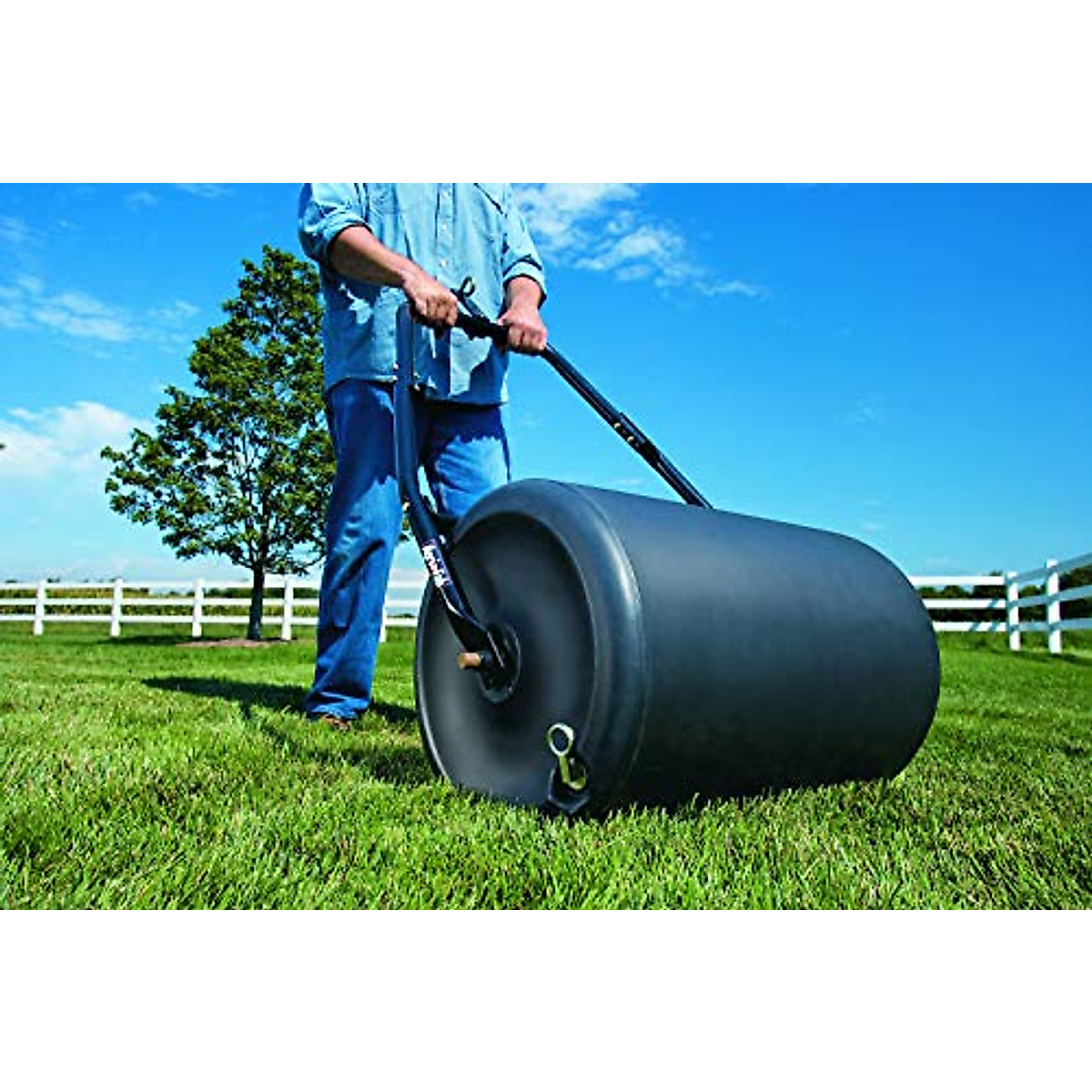 Agri-Fab 45-0267 18- by 24-Inch Poly Push/Tow Lawn Roller,Black