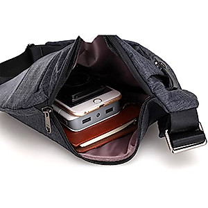 Personal Flex Bag, Anti-thief Slim Sling Bag, Travel Sling Bag, Crossbody Shoulder Bag for Men and Women
