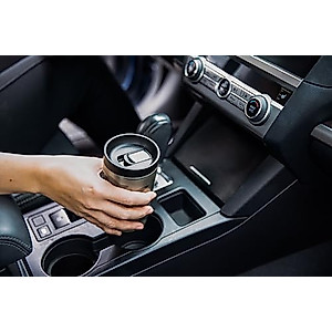 Ello Jones Stainless Steel Travel Coffee Mug -Travel Tea Mug, 11oz, White Speckles