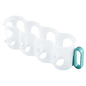 Refrigerator Can Organizer Dispenser,4-Grid Can Dispenser, Drinks Beverage Soda Organizer - Water Bottle Organizer Hand Pull Style Fridge Organizer For Kitchen And Pantry Generic