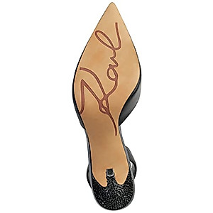 Karl Lagerfeld Paris Women's Caslynn Slingback Pump, Black, 8