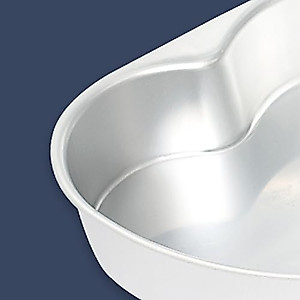 6/8/10 Inch Heart Shaped Cake Pan,Aluminum Cake Tray for Wedding Birthday Anniversary, Kitchen Baking Bread Cheesecake Non-stick Cake Mold 8Inch