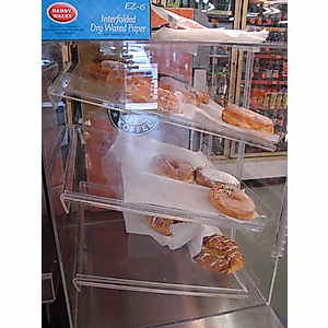 Self Serve Pastry or donut display case 3 trays for deli bakery convenience stores Display it and keeps fresh