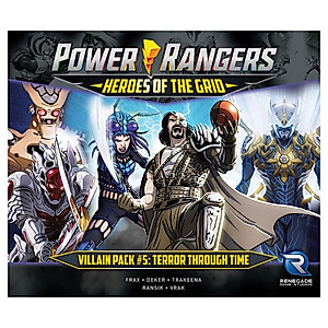 Renegade Games Studios Power Rangers Heroes of The Grid: Villain Pack #5 Terror Through Time Expansion - RPG Boardgame,Renegade Game Studios,Role Playing,Ages 14+,2-5 Players,45-60 Minute Play Time