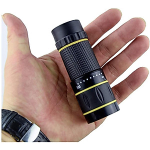 10x22 High Power Life Waterproof Monocular Compact with Smartphone Adapter BAK4 Prism FMC Lens Monocular for Adult Bird Watching, Outdoor Hunting, Travel