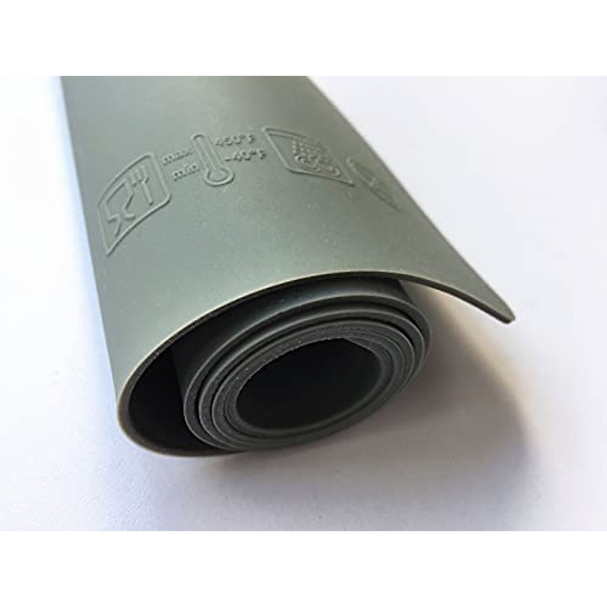 Supmat XL, Super Versatile Extra Large and Thick Heat Resistant Silicone Mat, Counter Mat (1, Dark Gray)