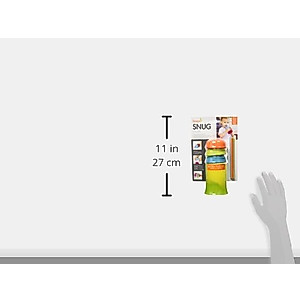 Boon SNUG Straw with Cup, Blue/Orange/Green