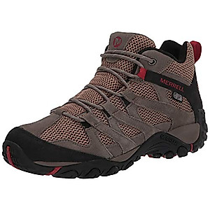 Merrell mens Alverstone Mid Waterproof Hiking Boot, Boulder, 8.5 US