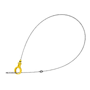 E-Vniko Engine Oil Dipstick Compatible for 2001-2007 GMC Sierra Chevrolet 2500 HD 3500 Duramax Diesel V8 6.6L Replace Checking Oil Level 97287502 | 921-046