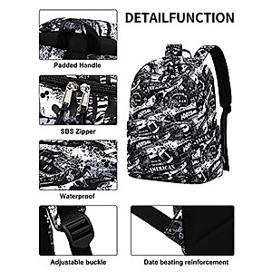 Tpeohan Student Backpack for Boys School Bags Teen Bookbags Back to School Football Backpacks