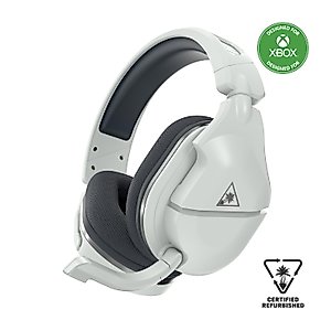 Turtle Beach Stealth 600 Gen 2 Wireless Gaming Headset for Xbox Series X|S, Xbox One, & Windows 10 & PCs with 50mm Speakers, 15Hour Battery life, Flip-to-Mute Mic and Spatial Audio - White (Renewed)