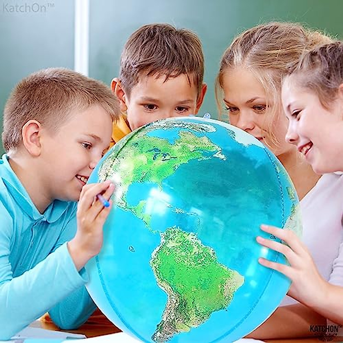 Big 22 Inch Globe Balloons | Earth Day Decorations