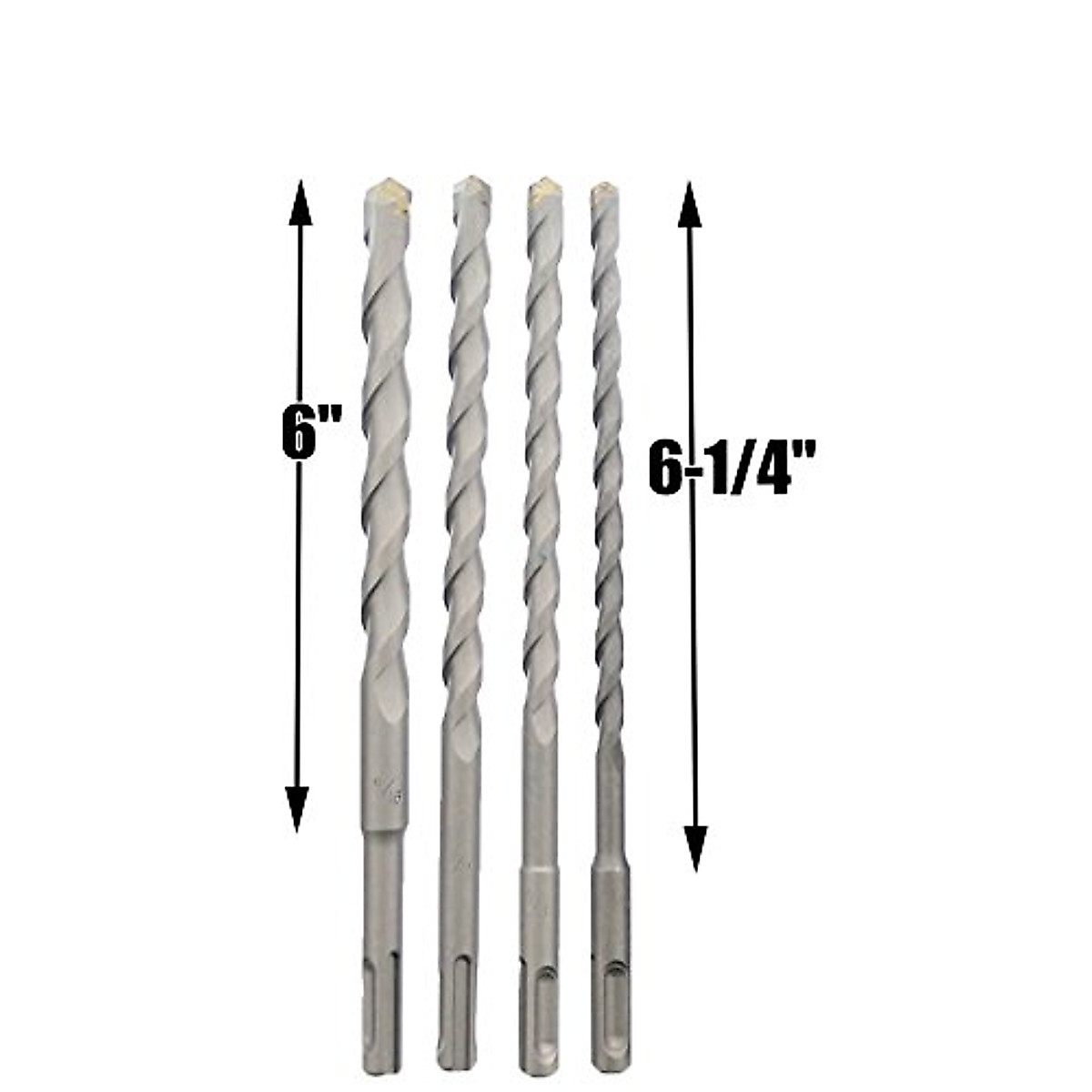 Erie Tools 20 Piece SDS Rotary Hammer Concrete Masonry Carbide Tipped Drill Bit Set fit Milwaukee Hilti Bosch