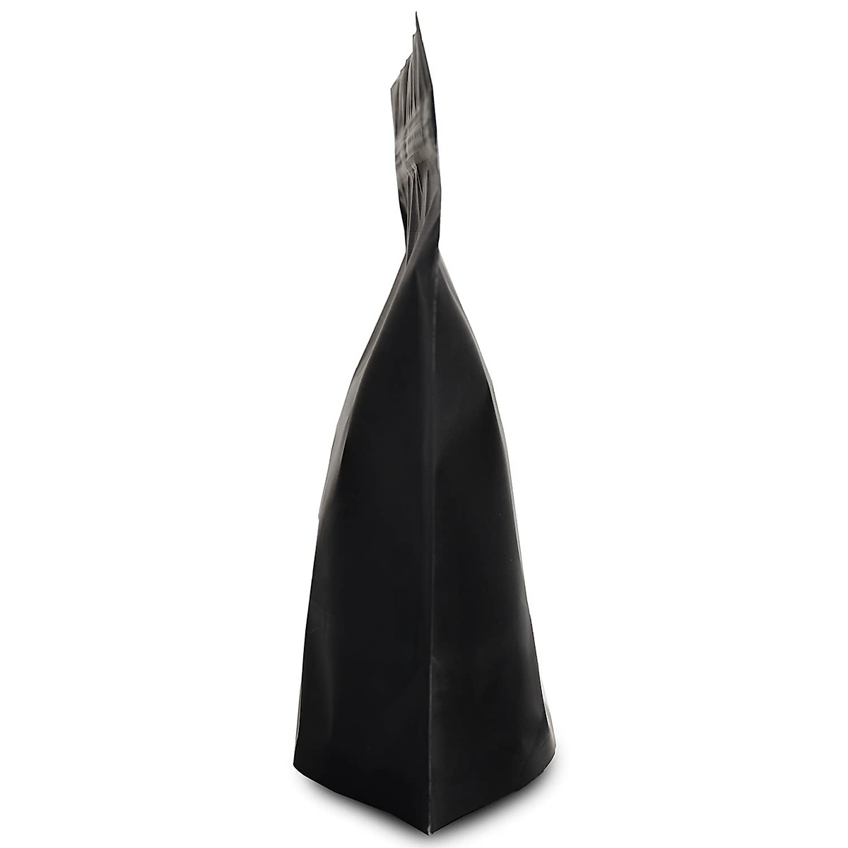 PouchWorth 50 Pieces Matte Black Child Resistant Exit Bag 12Inx9Inx4In Ziplock Pouch Smell Proof Bags for Food Storage Piecesaging, Herbs, Coffee