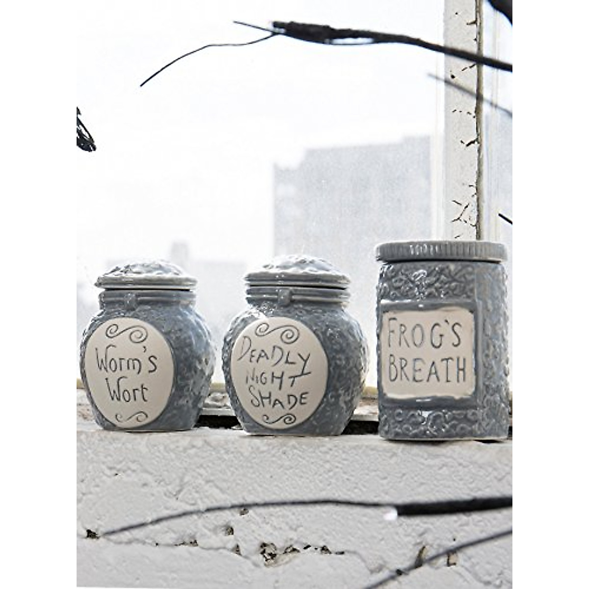 The Nightmare Before Christmas Sally Jars 3 piece Trinket Box Gift Set