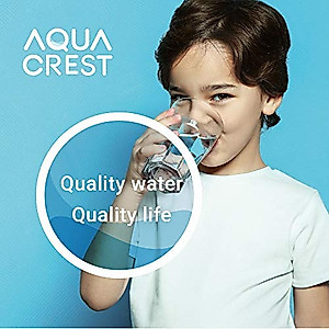 AQUACREST FQK2J Under Sink Water Filter, Replacement for GE FQK2J, FQK1K, 1320 Gallons Dual Flow Drinking Water Replacement Filters (4 Count)