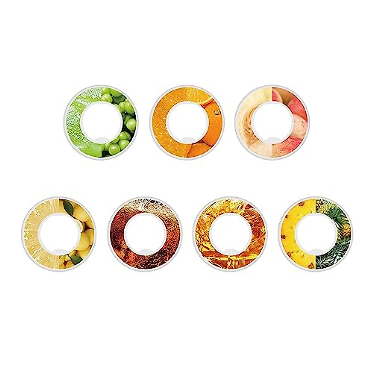 Hqroidd 7Pcs Fruit Scent Pods for Water Bottle Flavor Caps Water Bottles Sports Water Cup Suitable for Outdoor Sport