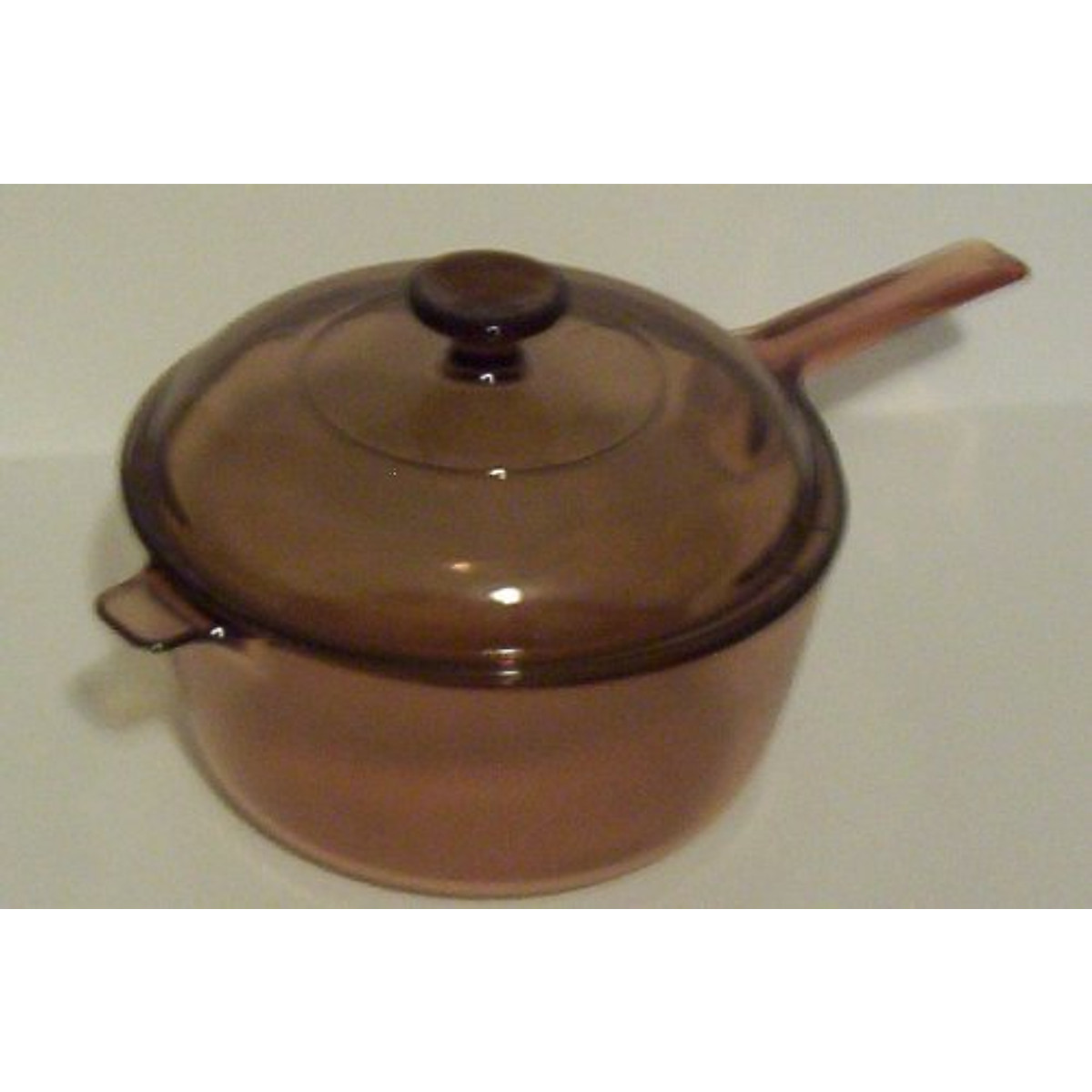 Corning Vision Amber 2.5L Covered Sauce Pan with Lid