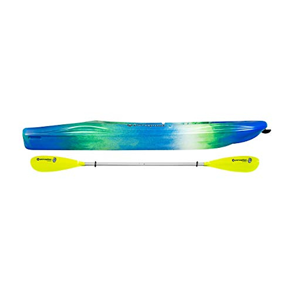 Perception Hi Five Kids Kayak - Sit on Top - Up to 120 lbs with Paddle - 6.6 ft - Déjà Vu
