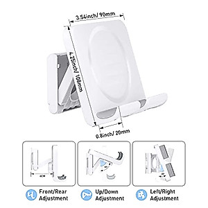 Tryone Shower Phone Holder - Universal Wall Mount Cellphone Stand for Bathroom Mirror/Bedside/Kitchen/Recording Compatible with iPhone iPad Series/Samsung Galaxy Smartphone Tablet/Switch OLED