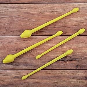 Fishing Hook Disgorger, 8pcs Snelled Fish Hook Remover Tool Fish Dehooker Plastic Portable Unhook Extractor Tool Fishing Saltwater Fishing Supplies Fishing Gear Accessories