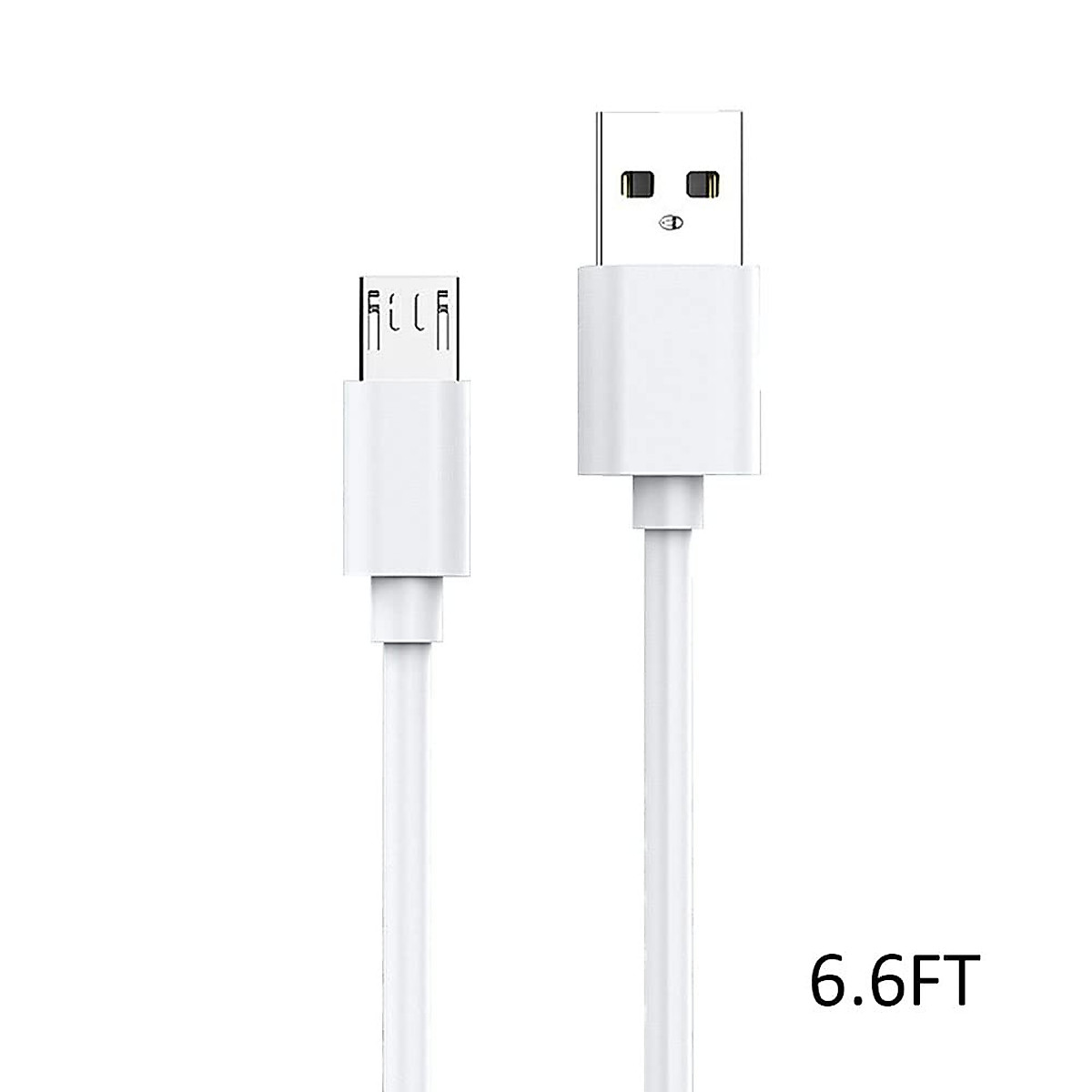 2Pack 6.6ft Micro USB Charger Cable Cord for Samsung Galaxy Note,Tab A E S2 3 4 7.0" 8.0" 9.6" 9.7" 10.1" Tablet Charging Cables for SM-T280/350/580/377/560/713/813/230/530 Tablet Micro USB Power Cord