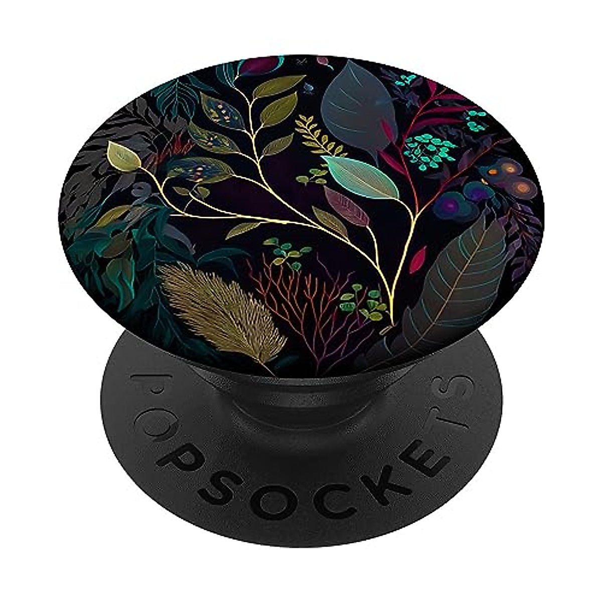 Floral Boho Foliage Flower Flora Nature Vegetation Flowery PopSockets Standard PopGrip