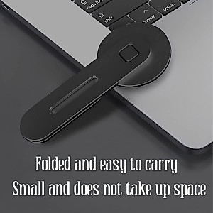 Magnetic Car Phone Mount, Invisible Design for Tesla Model 3/X/Y/S, Strong Magnet and 90° Rotation, Foldable Phone Holder for Car Screen Laptop, Compatible with All iPhone, Android, Smartphones