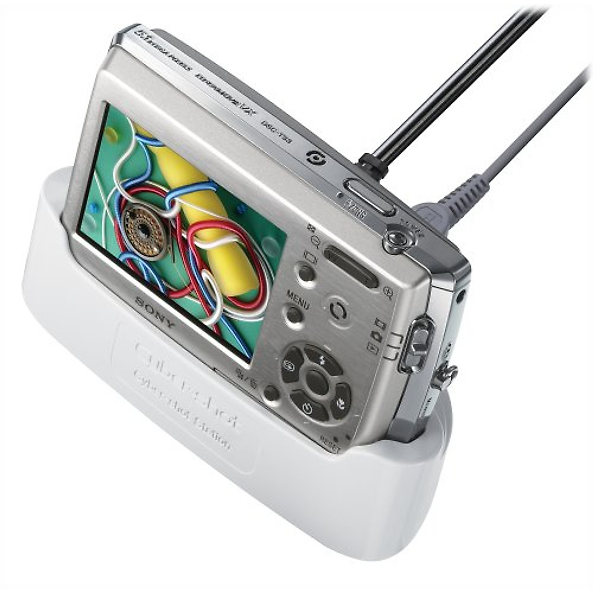 Sony Cybershot DSCT33 5.1MP Digital Camera with 3x Optical Zoom (Includes Docking Station)