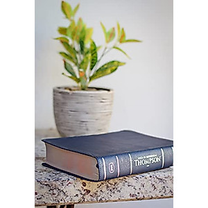 Reina Valera Revisada, Biblia de Referencia Thompson, Leathersoft, Azul añil, Palabras de Jesús en Rojo, con Índice (Spanish Edition)