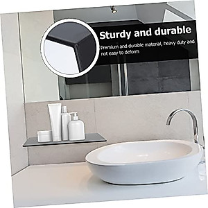 DOITOOL 1pc Shelf Tray Wall Mounted Shelves for Storage Metal Shelf Sink Shelf Floating Wall Shelves Bathroom Wall Shelves Shower Corner Shelf Bathroom Shelf Toilet Rack Simple Dresser
