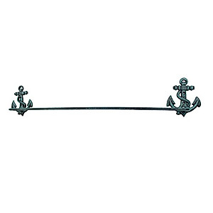 Seaworn Blue Cast Iron Anchor Bath Towel Holder 27ââ‚¬ - Home Wall Decor ââ‚¬â€œ Home D