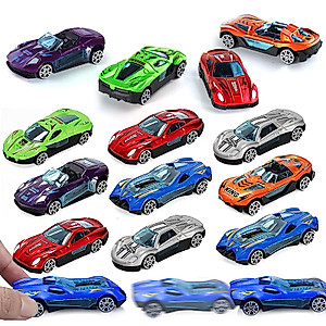 OCHIDO 12 Pack Easter Eggs Toys with Die-Cast Cars,Boy Easter Basket Stuffers for Kids,Easter Eggs Hunt,Prefilled Easter Eggs with Toys,Easter Party Supplies Bulk
