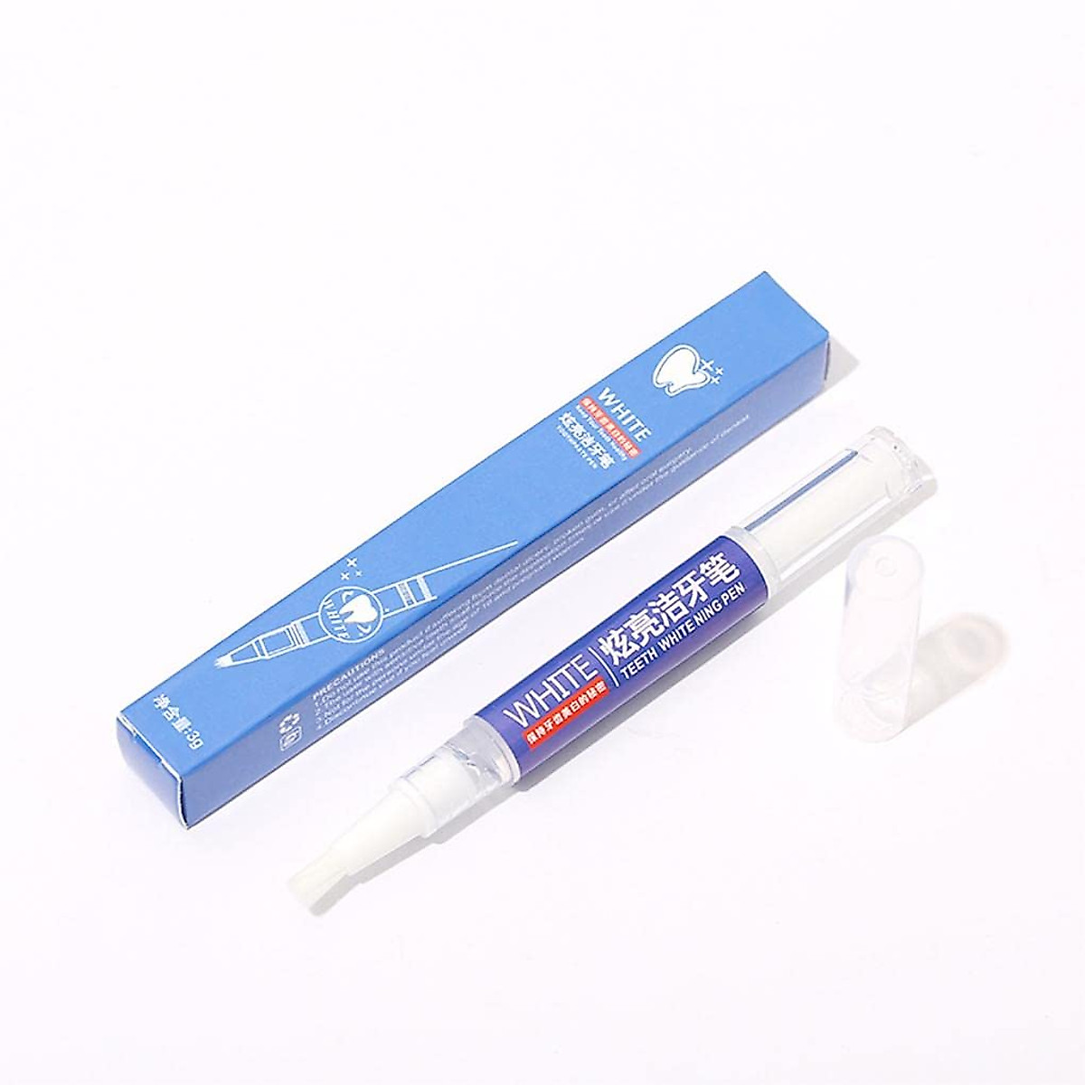 Teeth Whitening Pen for Teeth Whitening, Teeth Stain Remover to Whiten Teeth Effective＆Painless,No Sensitivity，Portable Travel-Friendly Teeth Whitener, Easy to Use, Beautiful White Smile (1PC)