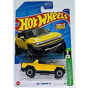 Hot Wheels 2022 - GMC Hummer EV - HW Green Speed 3/5 [Yellow] 130/250