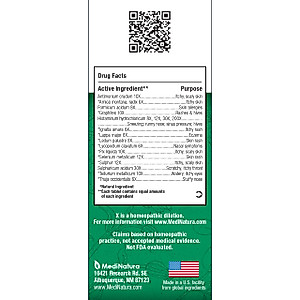 MediNatura BHI Allergy Relief Multi-Symptom Natural Safe Relief of Runny Nose Sneezing Itchy Eyes & Congestion 15 Targeted Homeopathic Active Ingredients Help Calm Discomfort - 100 Tablets