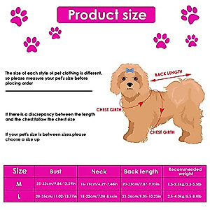cobee Dog Sweaters for Small Dogs, Classic Solid Color Knitwear Winter Male/Female Dog Clothes Warm Puppy Coat Pet Costume Clothing for Small Dog Cute Christmas Pet Sweater(M Size, Rose Red)