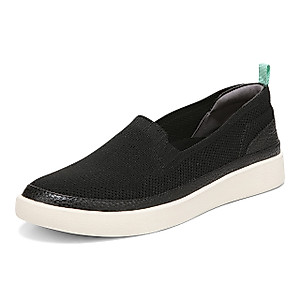 Vionic Women's Essence Sidney Platform Slip-on Fashion Sneaker- Knit Shoes That Include Three-Zone Comfort with Orthotic Insole Arch Support, Black 10 Medium