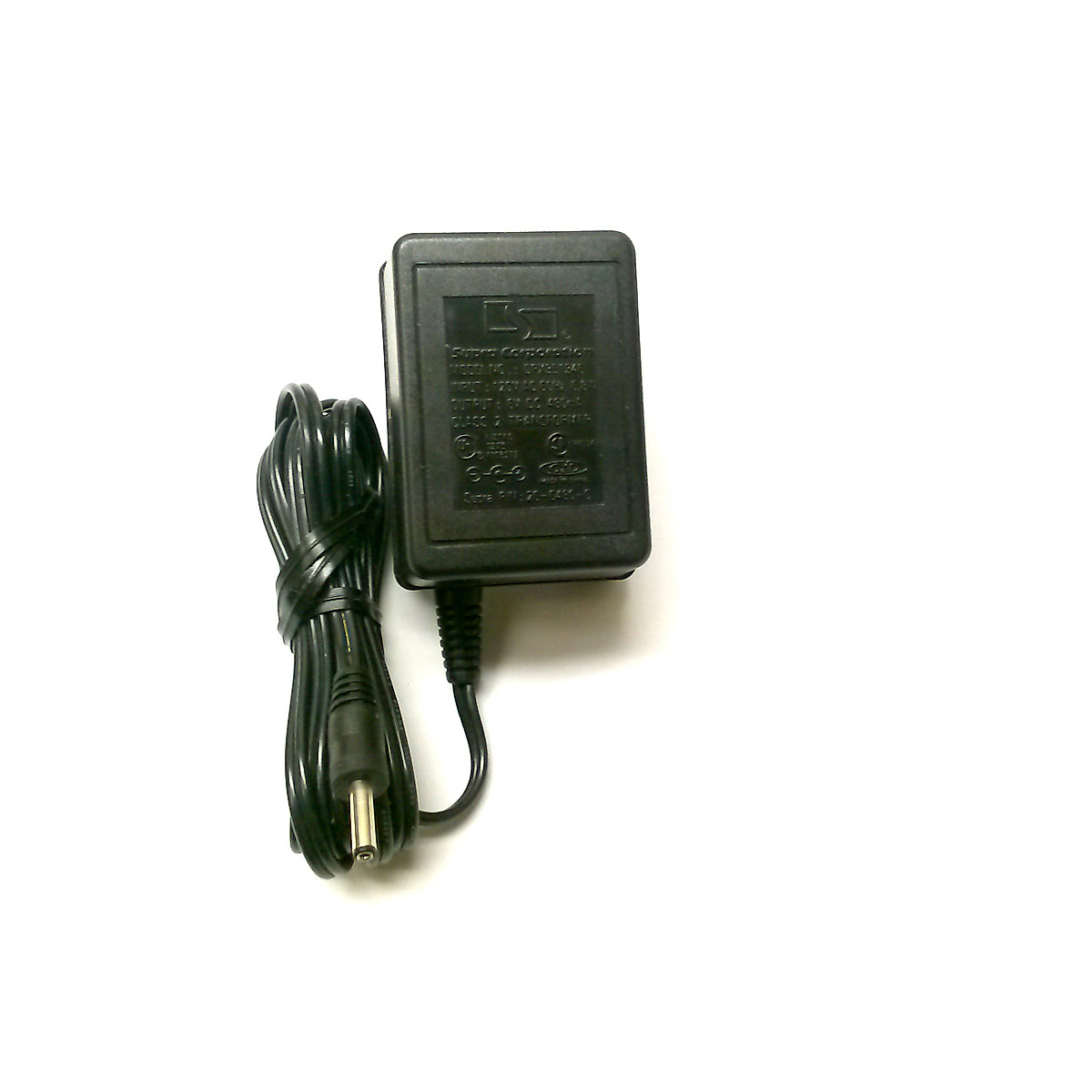 Supra AC-DC Adapter 6VOLTS DC @ 480mA 1.3mm DC Power Plug with Positive Center
