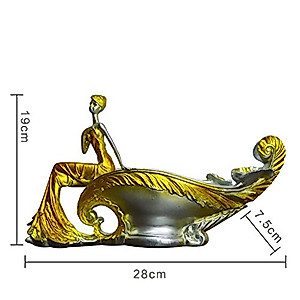 ZYZMH Beauty Wine Rack Home Accessories Resin Crafts Decoration Living Room Wine Cabinet Decoration